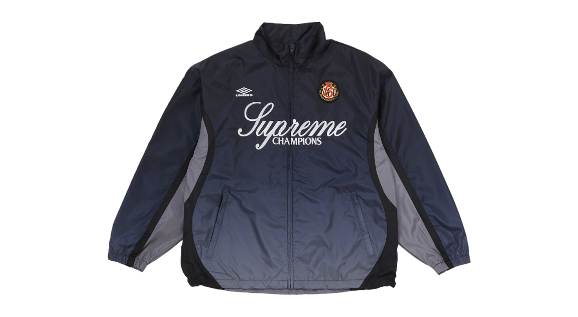 Supreme Umbro Gradient Track Jacket Black – Takeoff Copenhagen