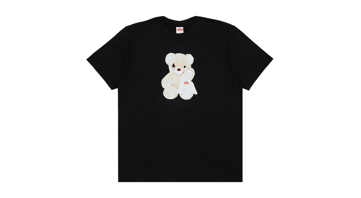 Supreme Bear Tee Black (SS25) – Takeoff Copenhagen