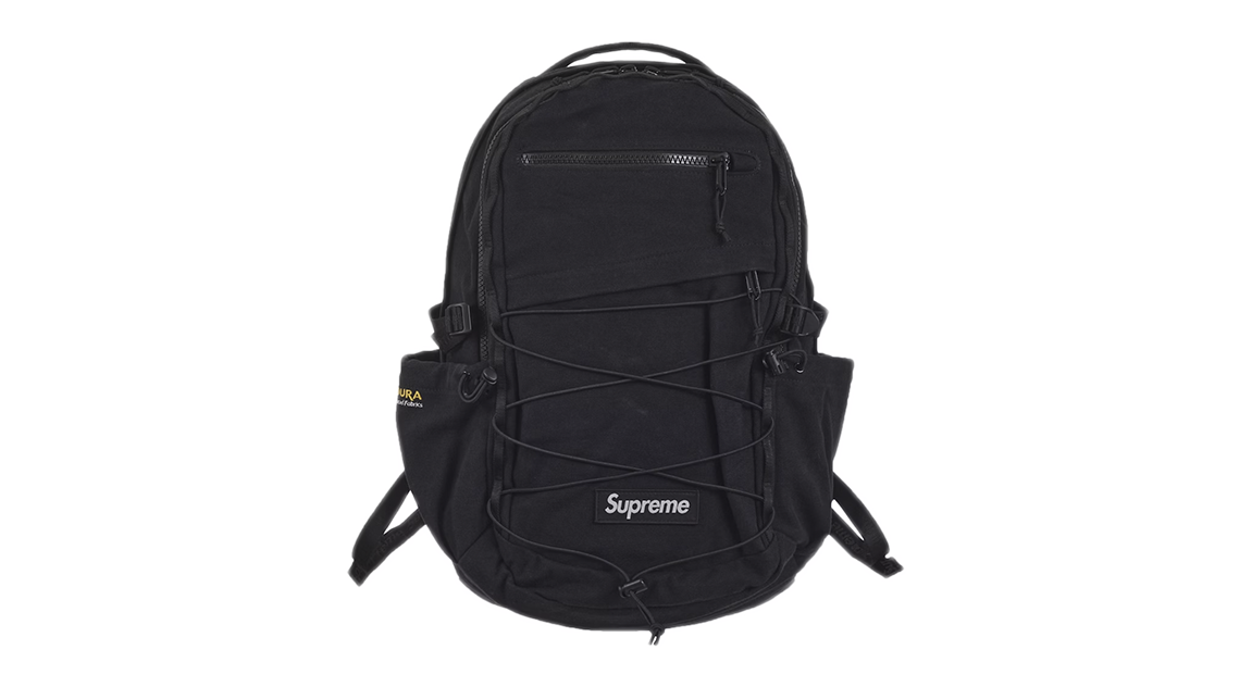 Supreme Logo Backpack (SS25) Black – Takeoff Copenhagen