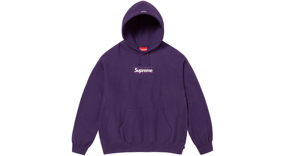 Supreme Box Logo Hoodie Dark Purple (FW23) – Takeoff Copenhagen