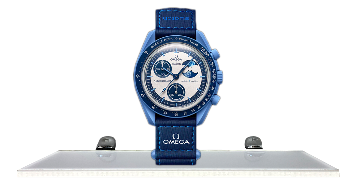 Swatch x Omega Bioceramic Moonswatch Mission to the Super Blue Moonpha ...